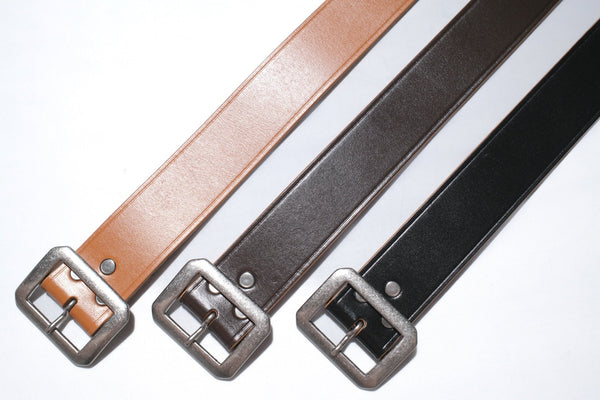 Stevenson Overall Co. 'Garrison' Genuine Cowhide Belt - CORLECTION