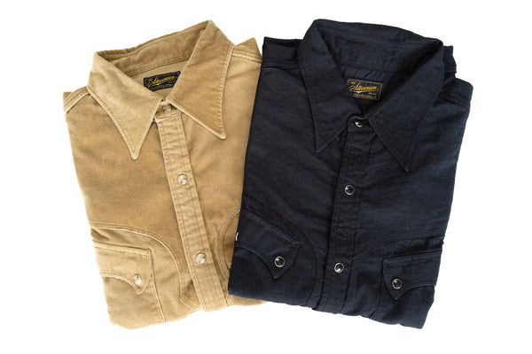 STEVENSON OVERALL CO 'CODY' WESTERN SHIRT - CORLECTION