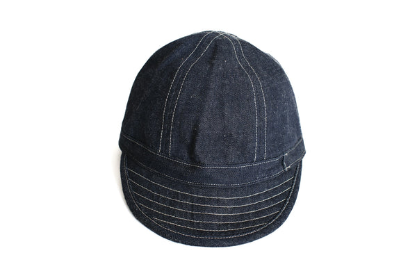 Warehouse 10oz Indigo Denim U.S Army Cap - CORLECTION