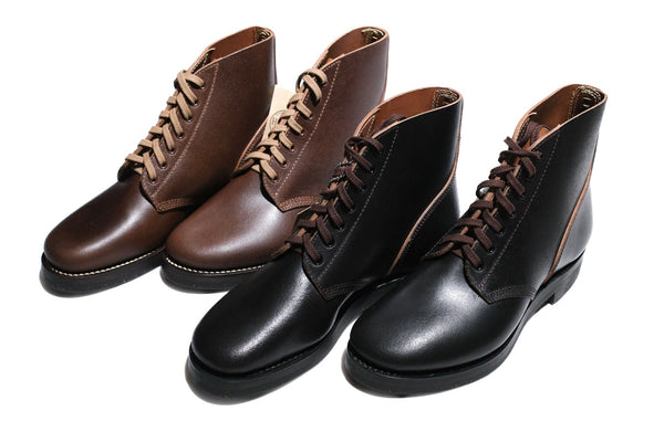 Skoob X CORLECTION Horween Waxed Cowhide "INFANTRY" Boots