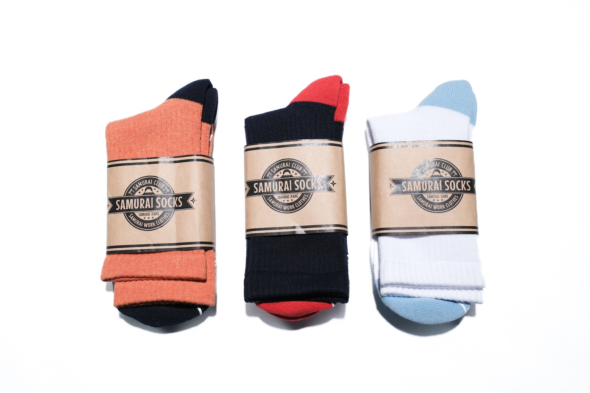 Samurai "Budo" 8-Inch Crew Socks - CORLECTION