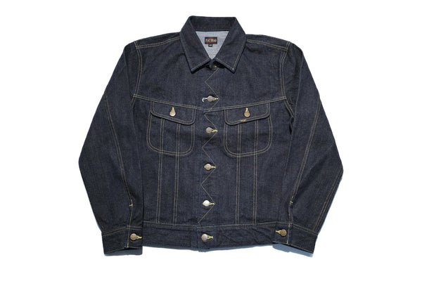 The Flat Head 14.5oz LHT "Rider" Denim Jacket (Indigo) - CORLECTION