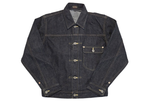 The Flat Head 14.5oz 40s Cowboy Indigo Denim Jacket - CORLECTION