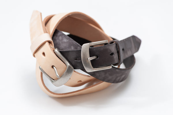 FULL COUNT "WILD LEATHER" NARROW BELT - CORLECTION