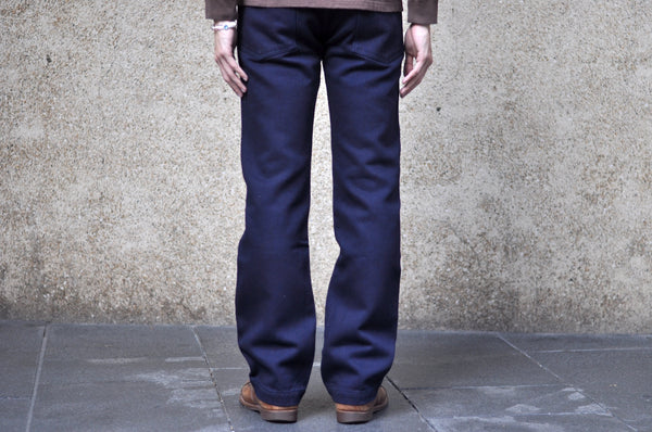 UES 14oz Indigo Dyed Ultra-Heavyweight Back Satin Baker Pants (Classic ...