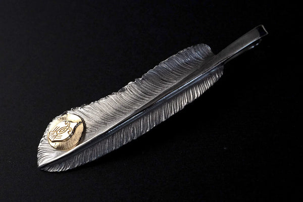 Legend "Ultra-Large Feather" Pendant With 22K Gold Emblem (Special Edi ...